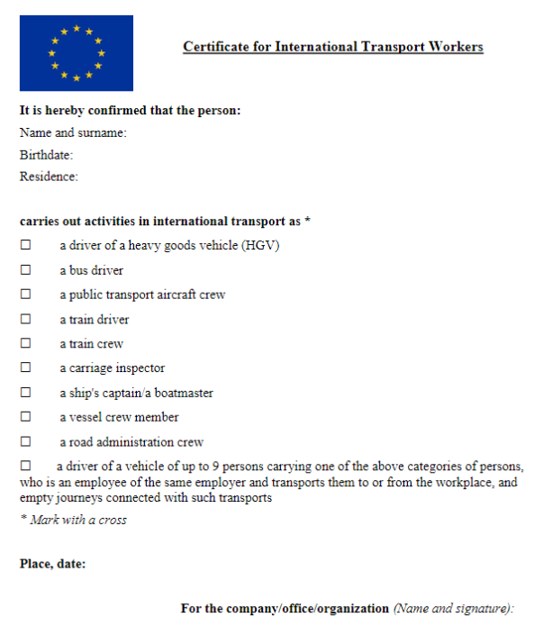 EU Update: Border Crossing & Essential Documentation for International ...