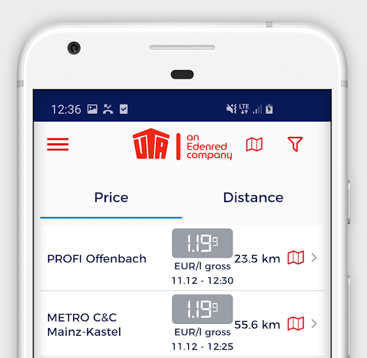 Service stations UTA - Vrio